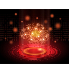 Brain outline Royalty Free Vector Image - VectorStock