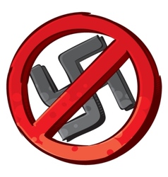 Icon of swastika symbol hinduism religion sign Vector Image