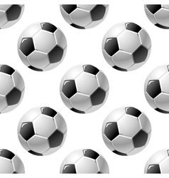 Soccer seamless texture Royalty Free Vector Image