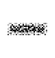 Censor blur effect on transparent background gray Vector Image