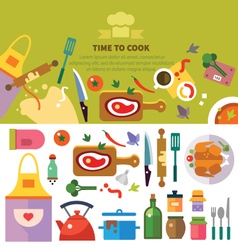 Kitchen pattern Royalty Free Vector Image - VectorStock