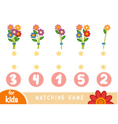 Counting game for preschool children education Vector Image