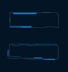 Retro futuristic interface elements Royalty Free Vector