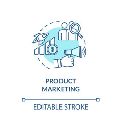 4p marketing mix cartoon Royalty Free Vector Image