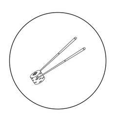 Jelly fish icon in outline style isolated on white