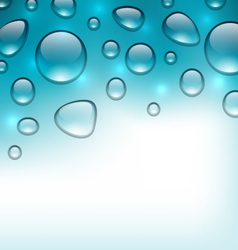 Seamless background drops of water Royalty Free Vector Image