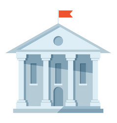 Museum building historical Royalty Free Vector Image