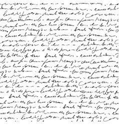 Seamless pattern with unreadable handwritten notes