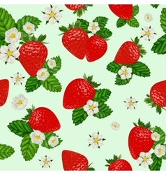 Strawberries background Royalty Free Vector Image