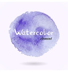 Purple paint splatter background watercolor Vector Image