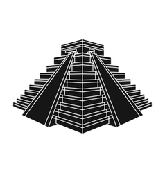 Sketch of chichen itza mayan pyramid in mexico Vector Image