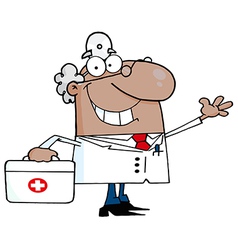Cartoon doctor Royalty Free Vector Image - VectorStock