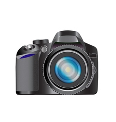 Camera with flash Royalty Free Vector Image - VectorStock