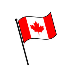 Simple flag isolated Royalty Free Vector Image