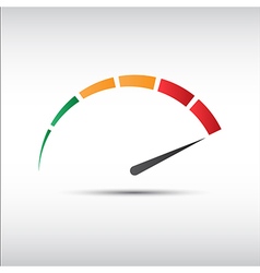 Performance measurement icon logo Royalty Free Vector Image