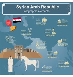Saudi arabia infographics statistical data sights Vector Image