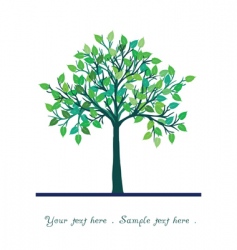 Spring tree Royalty Free Vector Image - VectorStock