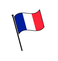 Simple flag isolated Royalty Free Vector Image