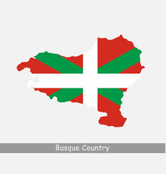 Map of basque country Royalty Free Vector Image