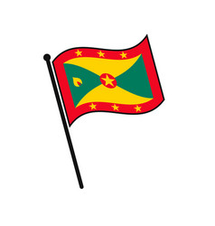 Simple flag isolated Royalty Free Vector Image