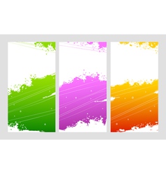 Splash banners color Royalty Free Vector Image
