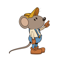 Cartoon construction worker Royalty Free Vector Image