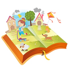 Story book Royalty Free Vector Image - VectorStock
