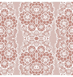 Lace seamless pattern with flowers Vector Image by comotomo - Image ...
