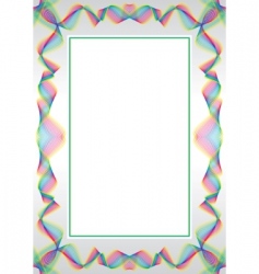 Guilloche frame Royalty Free Vector Image - VectorStock