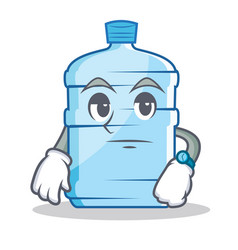 With phone gallon character cartoon style Vector Image