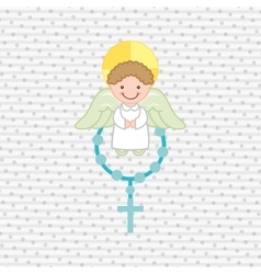 Angel praying logo Royalty Free Vector Image - VectorStock