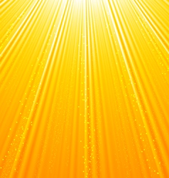 Abstract orange background with sun rays and shiny
