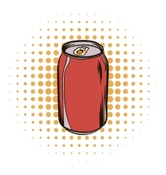 Red aluminum can Royalty Free Vector Image - VectorStock