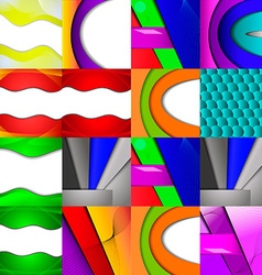 Set of sixteen line light rays Vector Image by Barmaleeva - Image ...