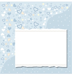 Cool template frame design for greeting card Vector Image