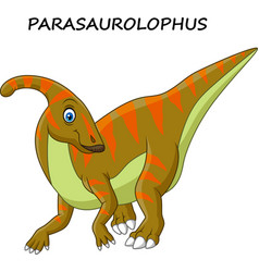 Cartoon big dinosaur stegosaurus Royalty Free Vector Image