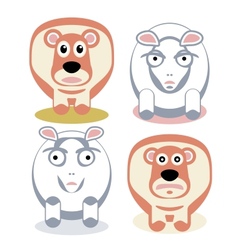 Scared sheep vector by dedMazay - Image #822803 - VectorStock