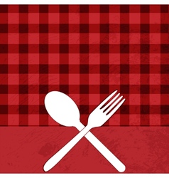 Red restaurant icons Royalty Free Vector Image