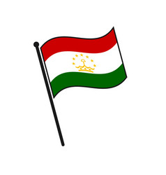 Simple flag isolated Royalty Free Vector Image