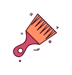 Bursh paint icon design Royalty Free Vector Image