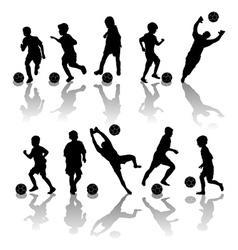 Soccer players Royalty Free Vector Image - VectorStock