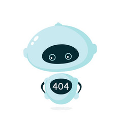 Set an evil kind and broken robot children Vector Image