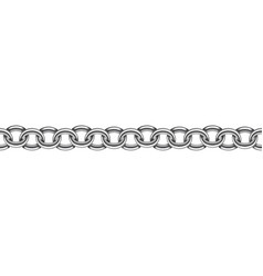 Set seamless chain link different chains Vector Image