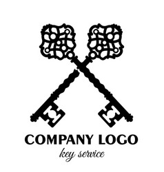 Key logo design Royalty Free Vector Image - VectorStock