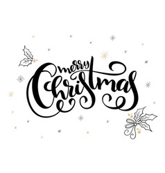Seasons greetings hand lettering Royalty Free Vector Image