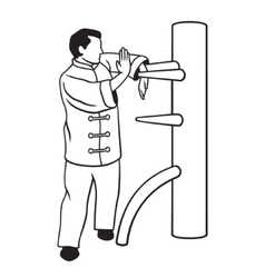 Wing chun icons Royalty Free Vector Image - VectorStock