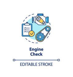 Icon of automotive engine Royalty Free Vector Image