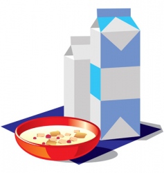 Dairy food Royalty Free Vector Image - VectorStock