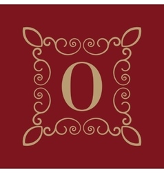 Letter o logo hipster monogram idea ooo initials Vector Image by SyzSV ...