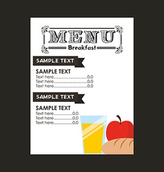 Menu color Royalty Free Vector Image - VectorStock